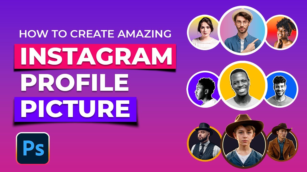 How to Create Trending Instagram DP/ Profile Pictures | 5 Creative ...