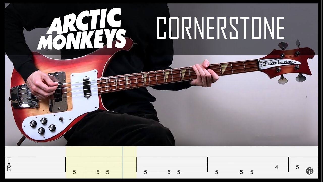 Arctic Monkeys - Cornerstone (Bass Cover + Play-Along Tabs) - YouTube