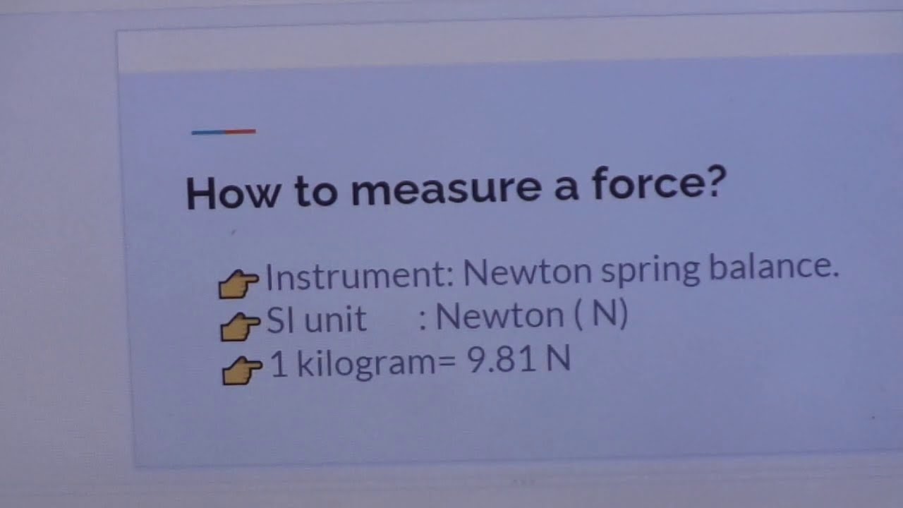 what is force ? and types of force Explain - YouTube