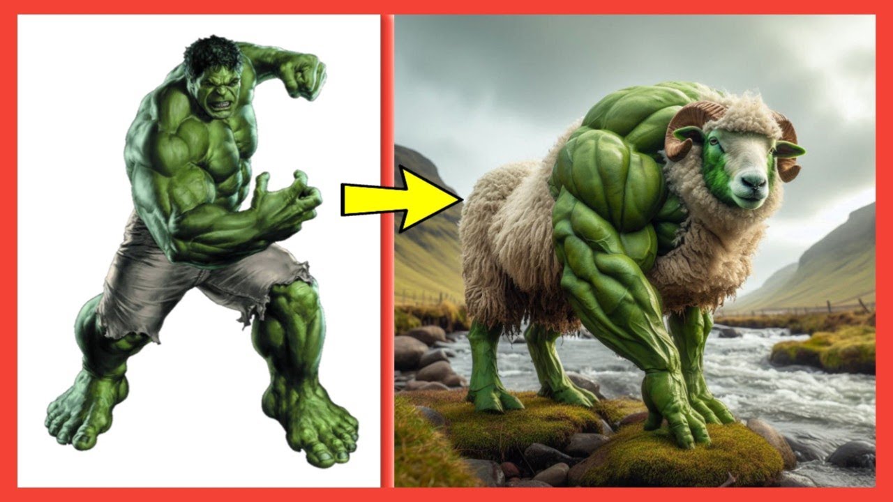 AVENGERS but SHEEP VENGERS ⚡ All Characters (marvel & DC) 2024 - YouTube