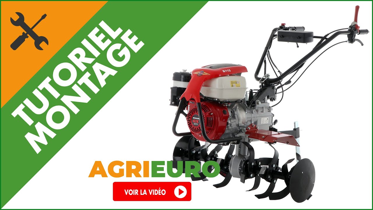 Motobineuse Barbieri B/115 - Moteur Honda GX270 - Tuto complet de ...