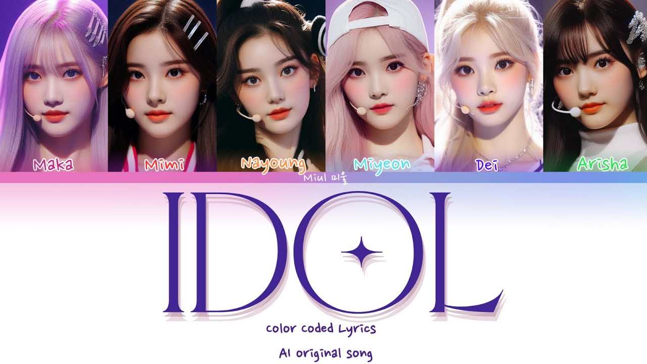 I Made an AI K-Pop Song- IDOL | Color Coded Lyrics (Han/Rom/Eng) TWICE ...