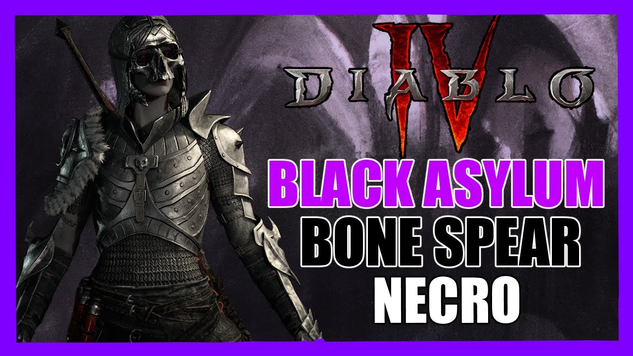 Diablo 4 - Bone Necro Build: Black Asylum Dungeon LvL 25 Clear - YouTube