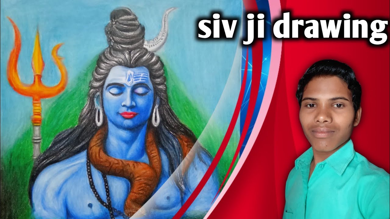 siv ji drawing || mahadev ji drawing || mahakal drawing 😱💯🔥 - YouTube