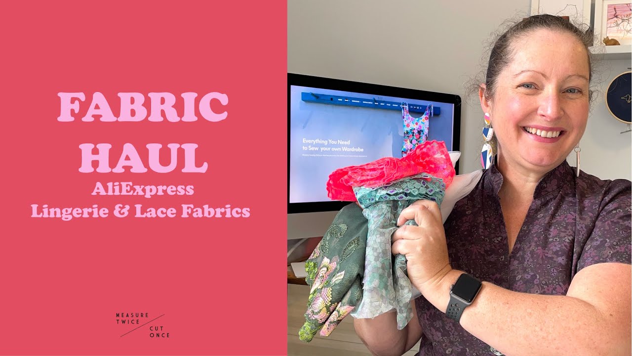 Fabric Haul AliExpress Lingerie and Lace Fabrics - YouTube