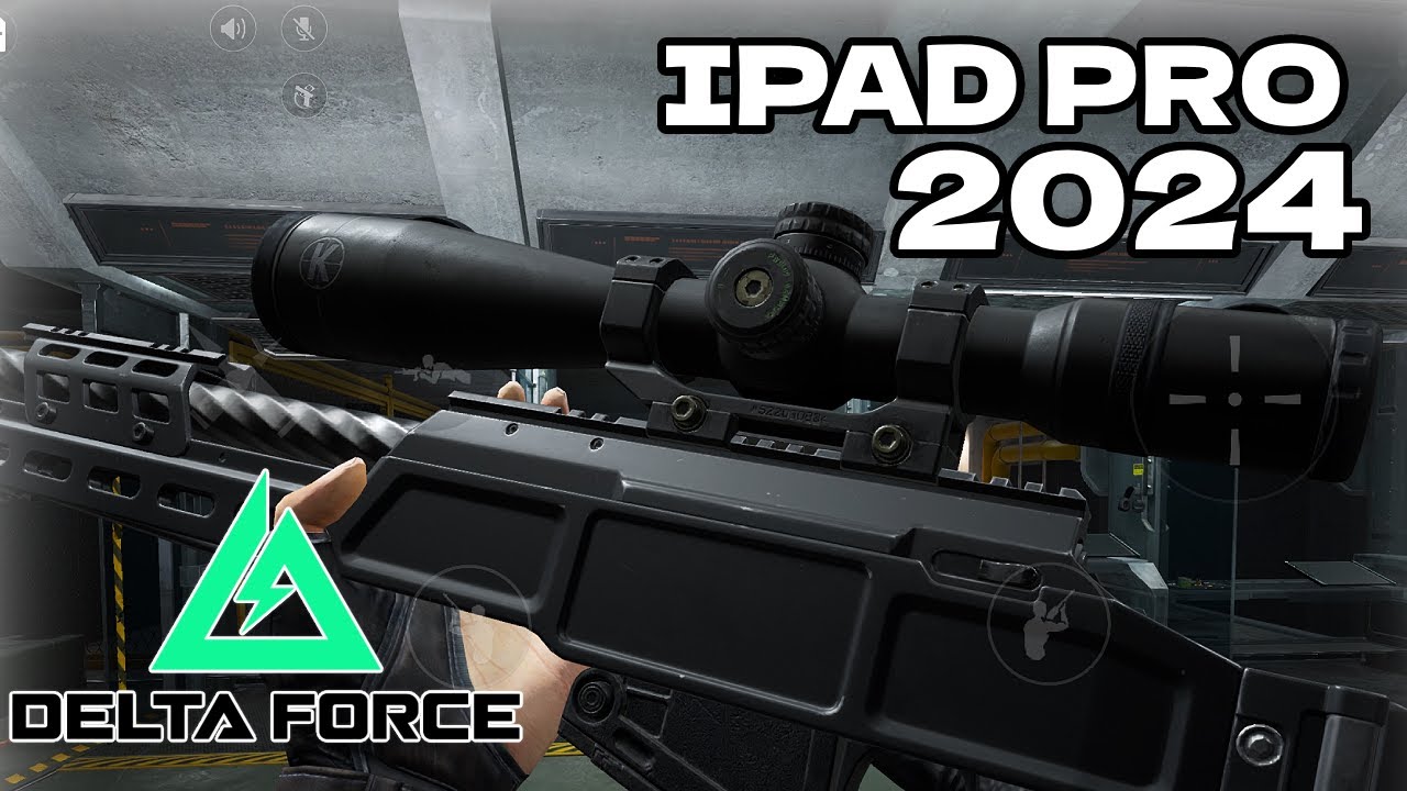 Playing Delta Force on IPad Pro 2024 - YouTube