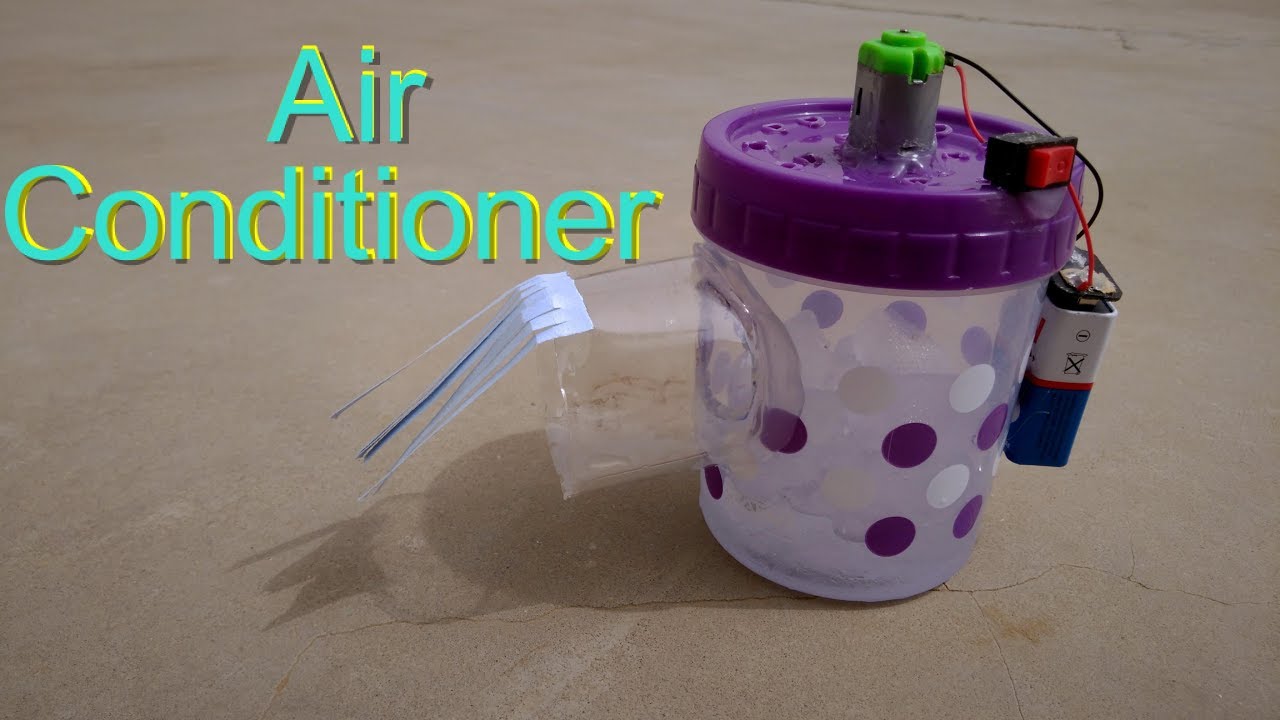 How to make a air conditioner at home - Simple Tutorials - YouTube