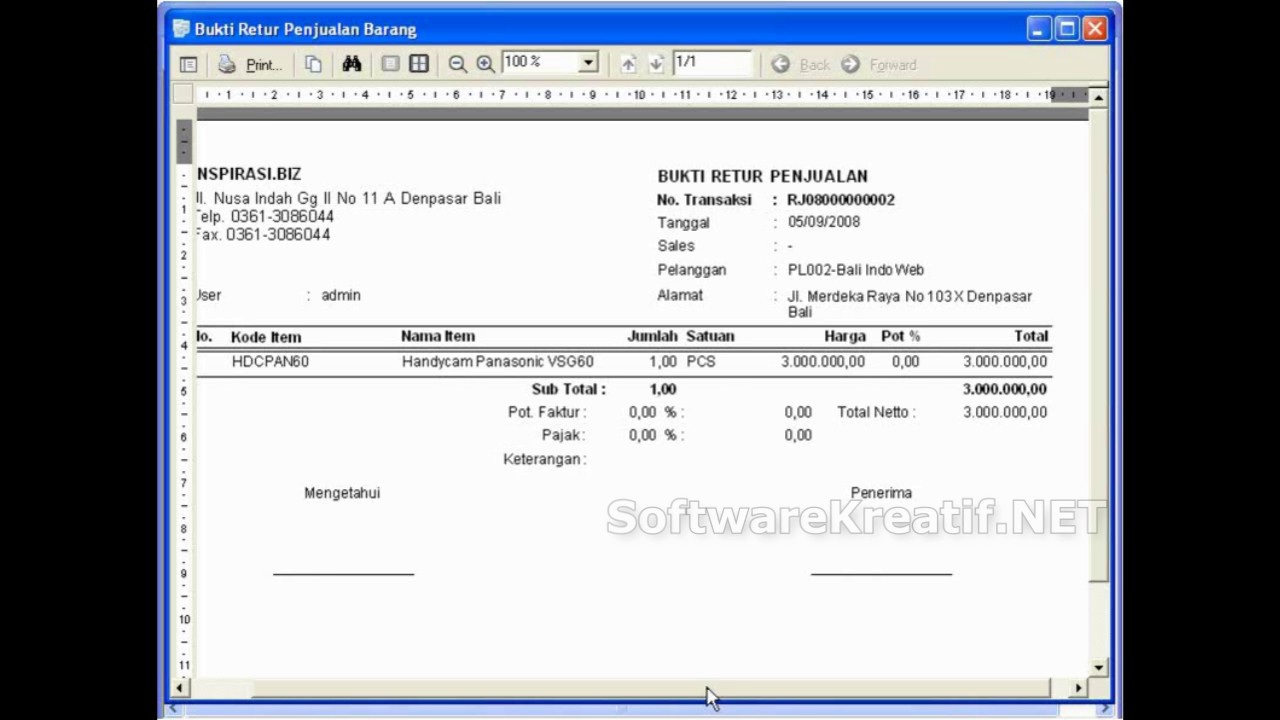 Tutorial 17 - Cara Mencatat Transaksi Retur Penjualan Pada Program Toko iPOS 3.3/3.0 - YouTube