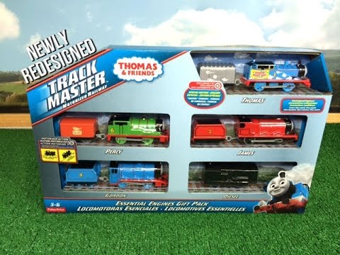 Newly Redesigned 5 Thomas and Friends Trackmaster Trains Gift Pack on ...