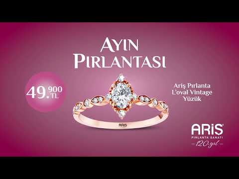 Eylül Ayının Pırlantası L'oval Vintage Yüzük, Ariş'in Özel Fırsatını Kaçırmayın!