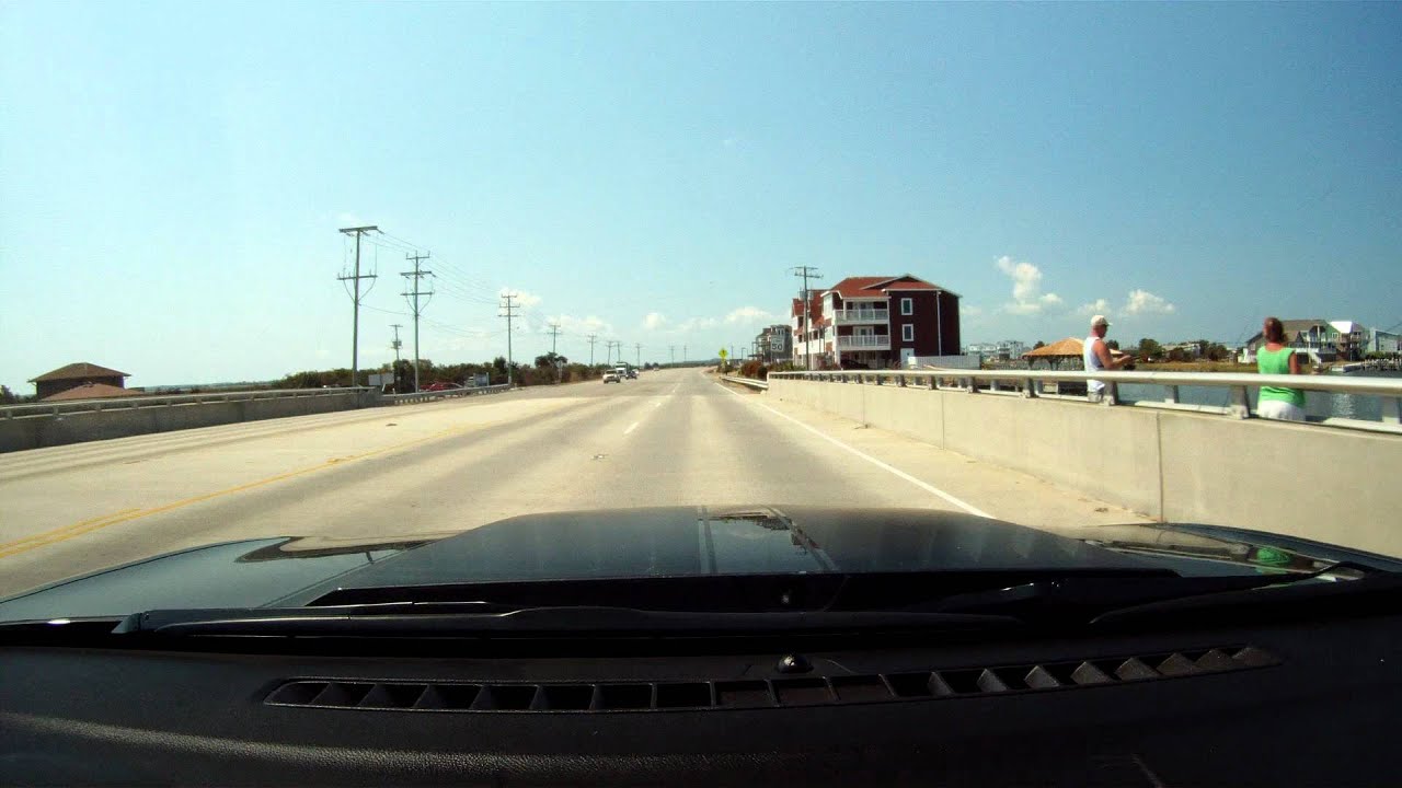 whalebone junction. nags head-manteo causeway - YouTube