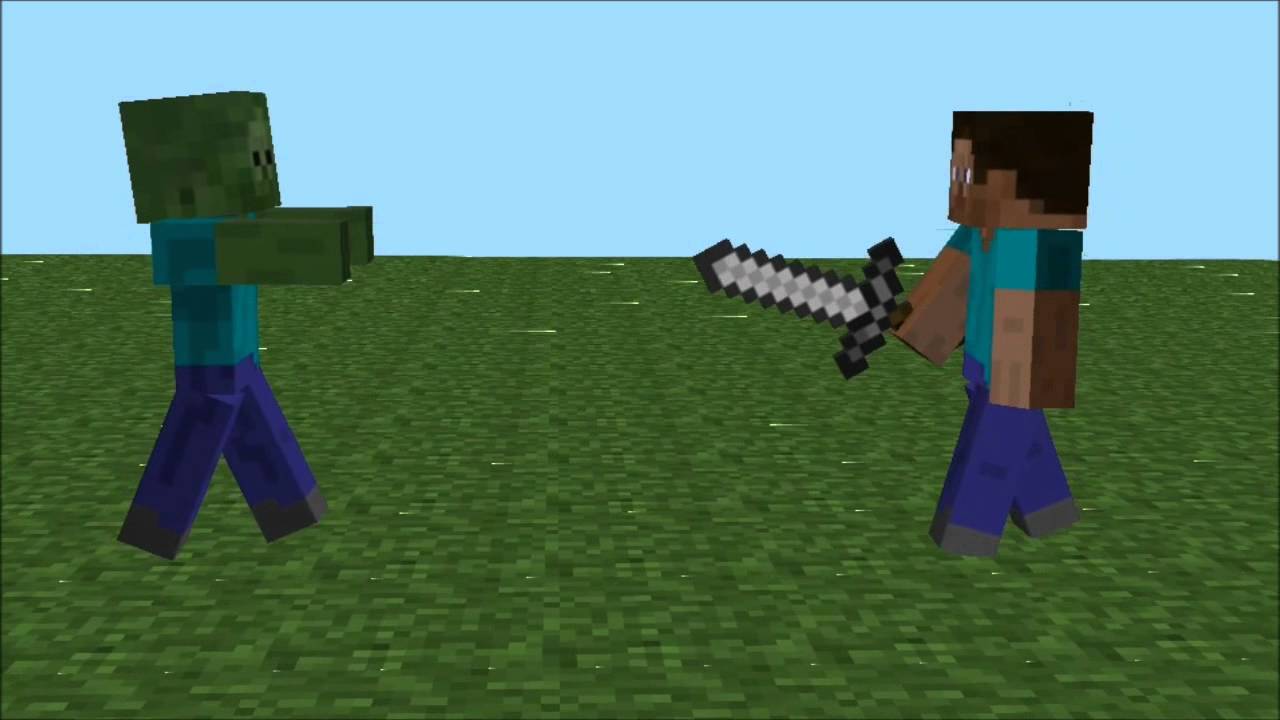 Minecraft Animation:Zombie - YouTube