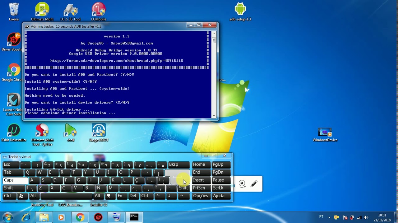 adb setup 1. 3 DRIVER - YouTube