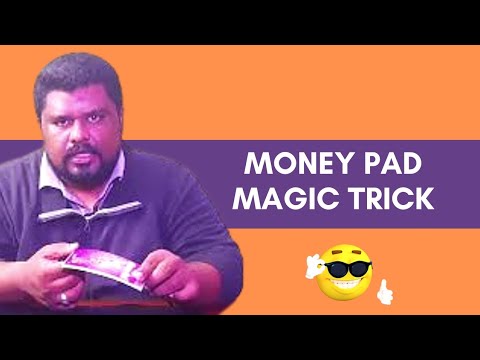 Magic Tutorial | Money pad magic trick for KIDS (Magic with thamin ...