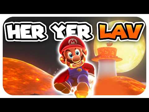 MARİO ama HER YER LAV! (TEK DOKUNMA = ÖLÜM) (AŞIRI ZOR)