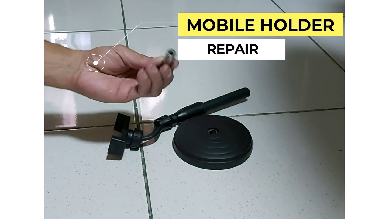Broken stand of phone holder repair - YouTube