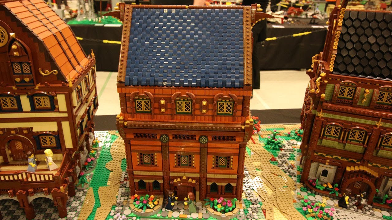 LEGO Fantasy Layout Powhatten Village: Peace! - YouTube