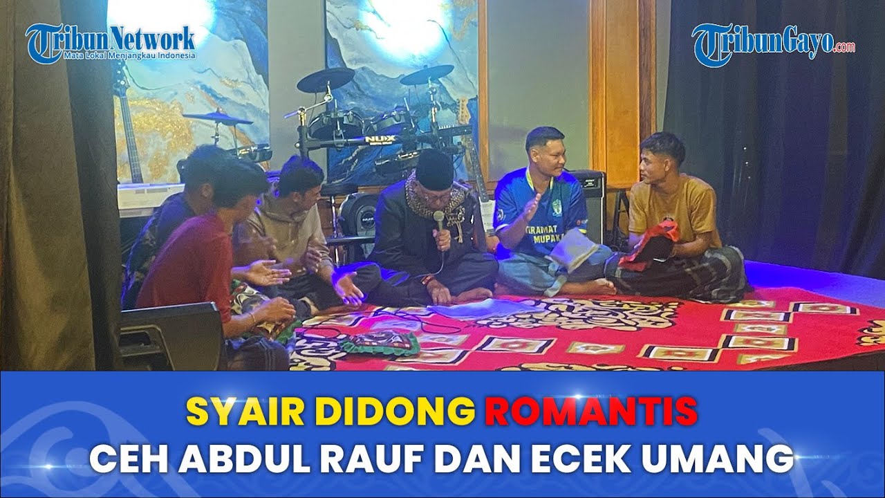 Syair Didong Romantis Ceh Abdul Rauf dan Ecek Umang di Galeri Gayo ...