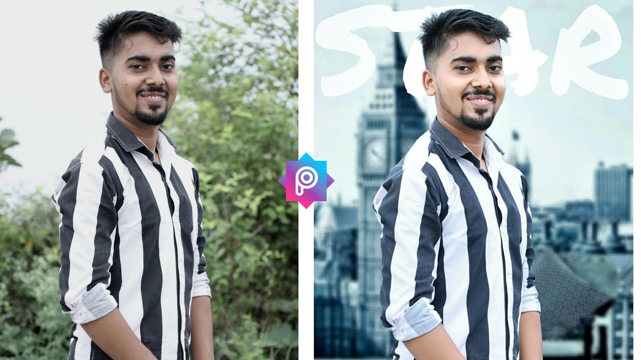 PicsArt Background Change || Picsart Tutorial || Star Editing - YouTube