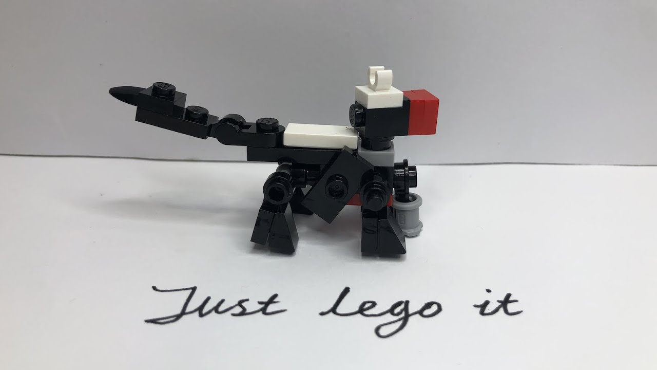 Lego Pokemon MOC Instructions - Houndoom - YouTube