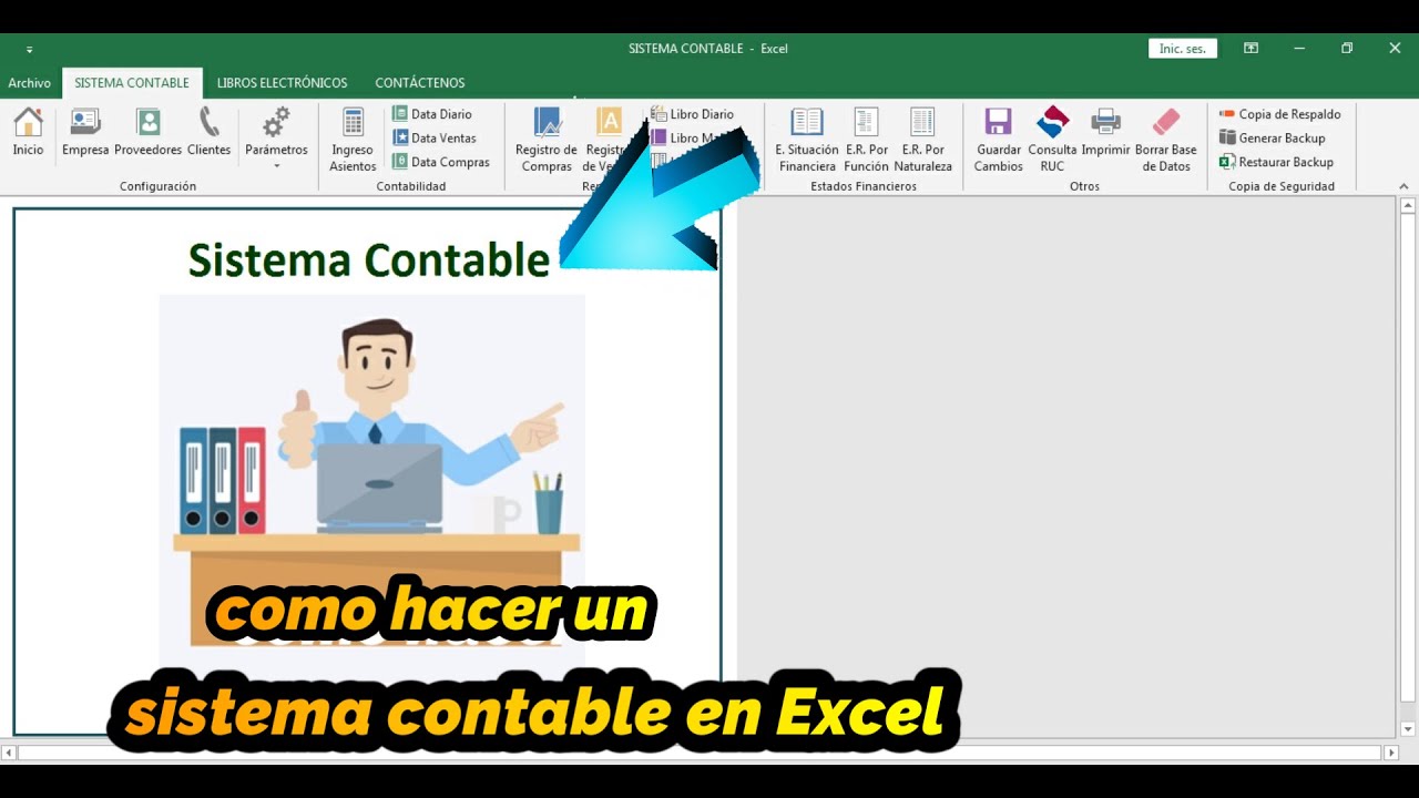 COMO CREAR UN SISTEMA CONTABLE EN EXCEL 6 PARTE/Todo en Contabilidad ...