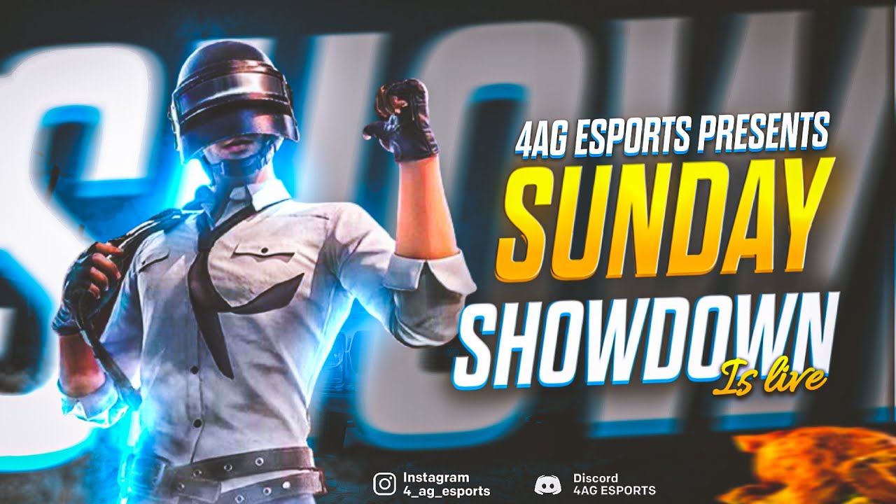 4AG ESPORTS PRESENTS SUNDAY SHOWDOWN LIVE NOW WITH 4AG KHUSHI - YouTube