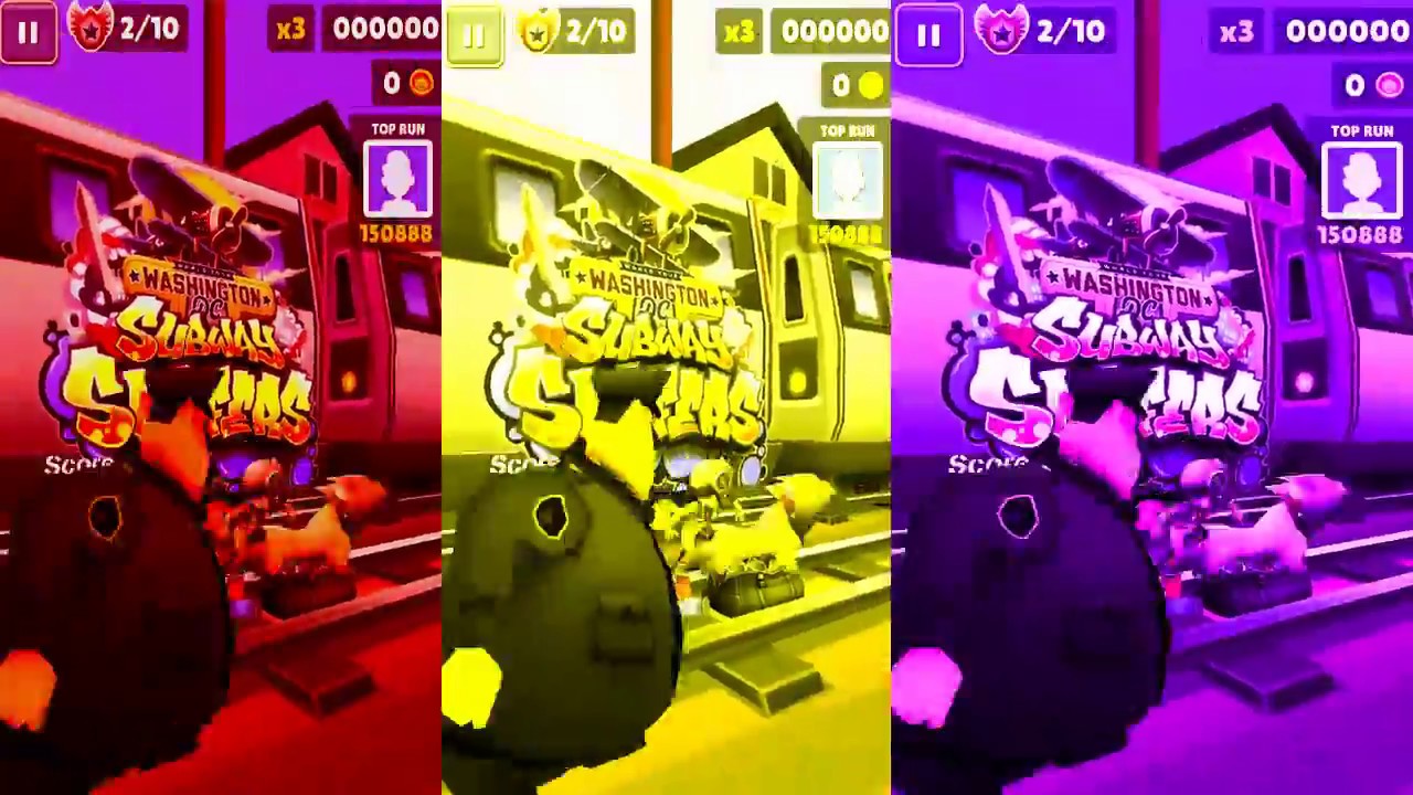 Subway Surfers Washington DC Learn Colors Kids GamePlay Tour 2017 - YouTube