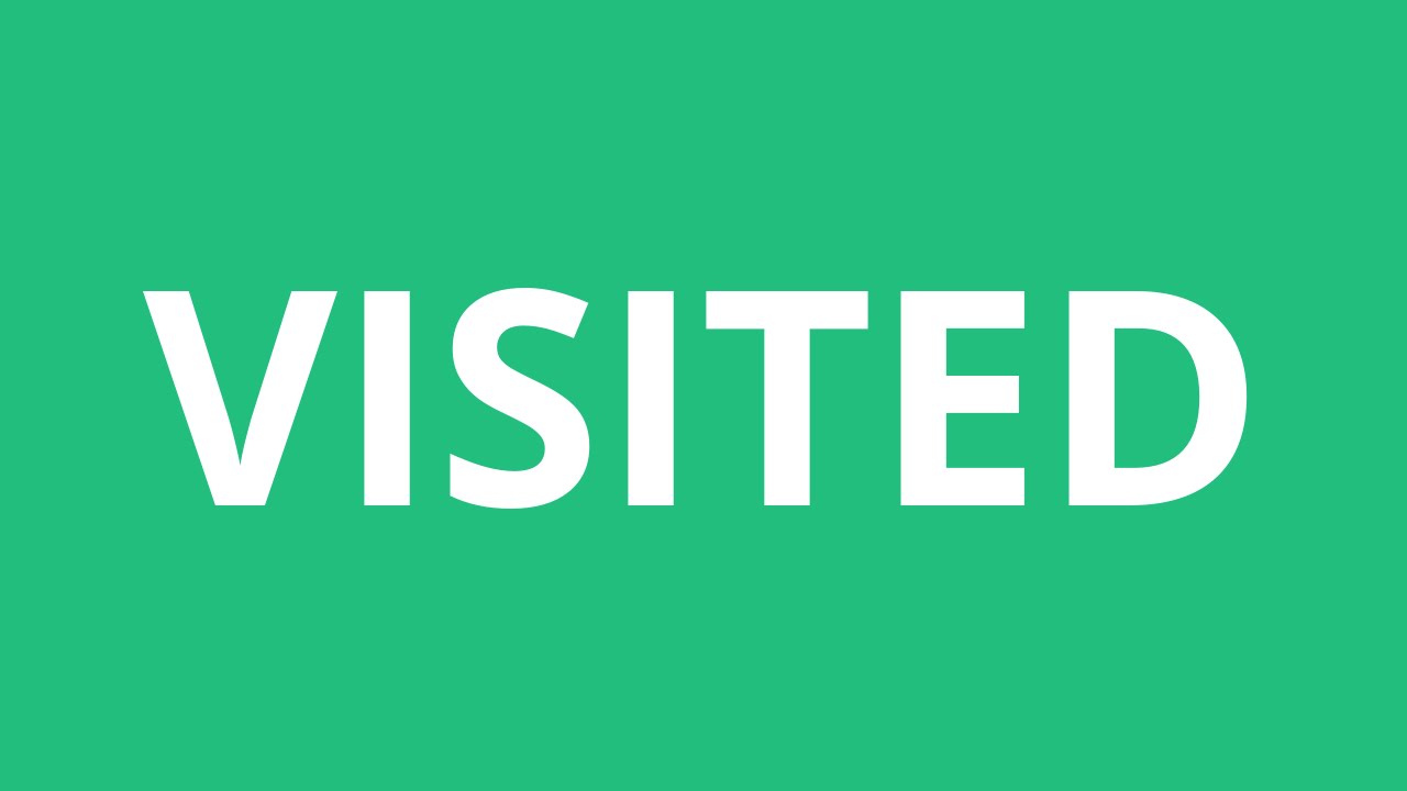 How To Pronounce Visited - Pronunciation Academy - YouTube