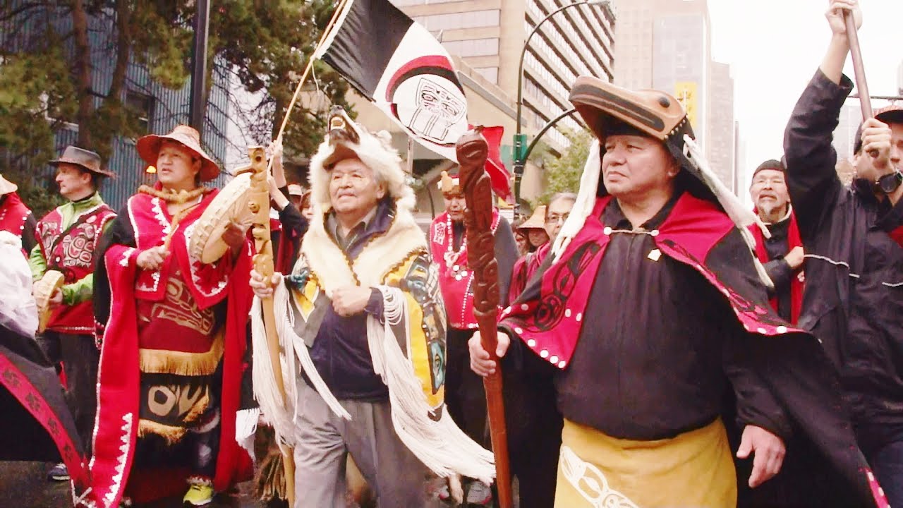 Walk for Reconciliation Vancouver Musqueam First Nations Namwayut - YouTube