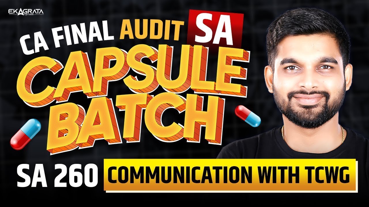 CA Final SA | Capsule batch SA 260 | Communicating Deficiencies in ...