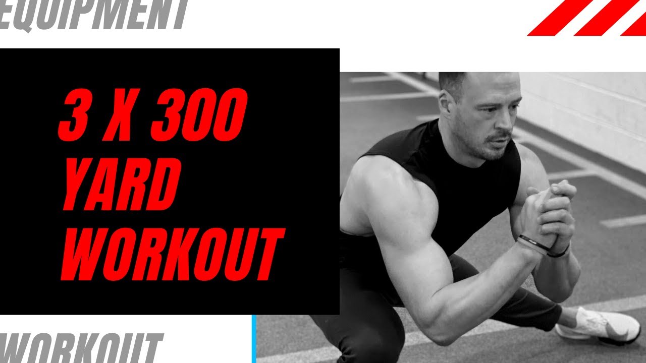3 x 300 yard Workout - YouTube