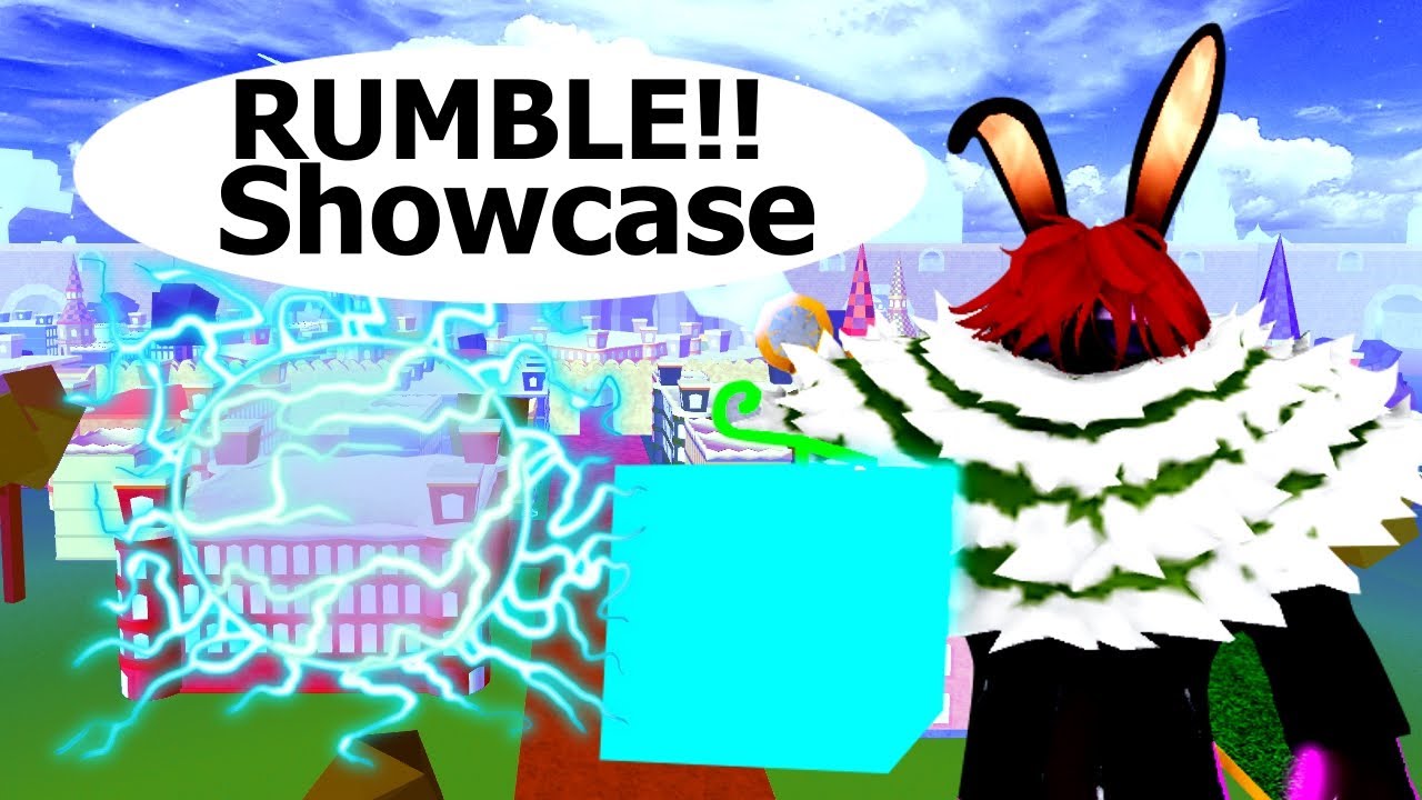 I ate RUMBLE for the First time How good is Rumble in blox fruits ...