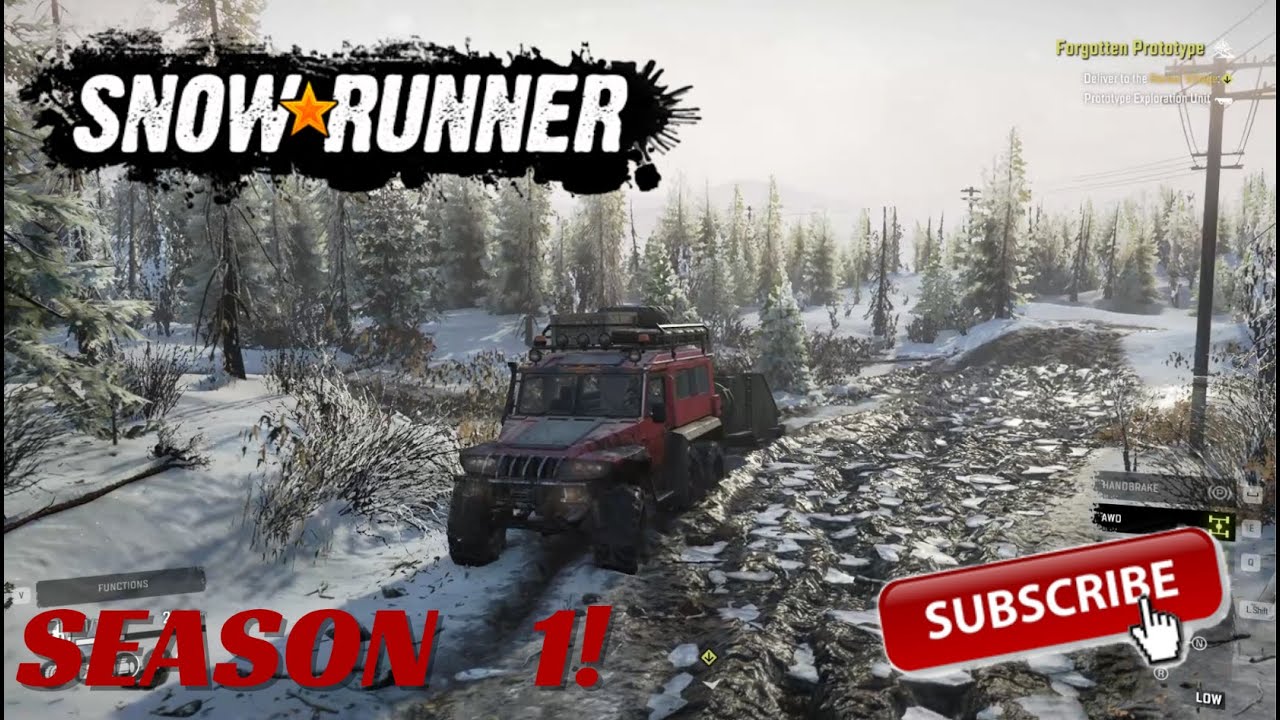 Snow Runner Forgotten Prototype Lake Kovd Kola Peninsula, Russian ...