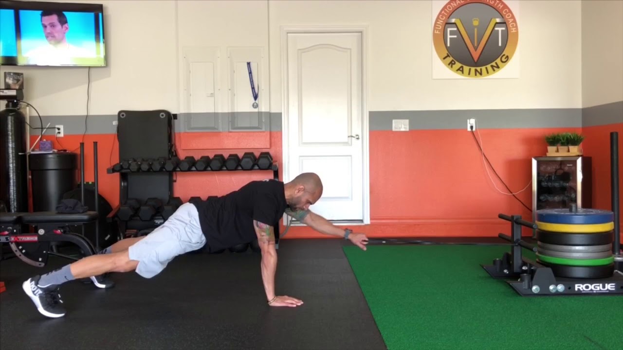 Back training: Banded horizontal row - YouTube