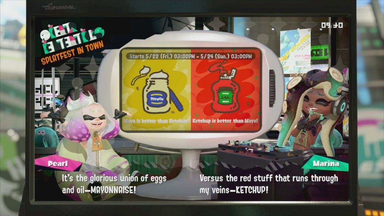 Splatoon 2 - Global Splatfest Announcement (May 18th) - Mayo VS ...