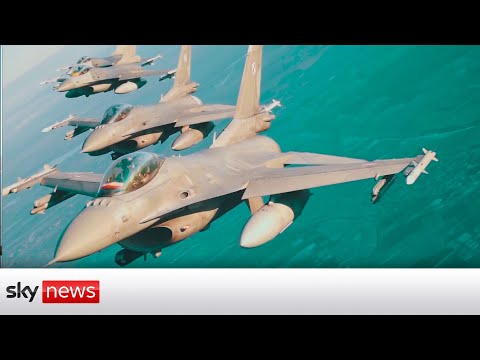 NATO sends Danish fighter jets to join Lithuanian air force as a deterrent to Russian invasion
