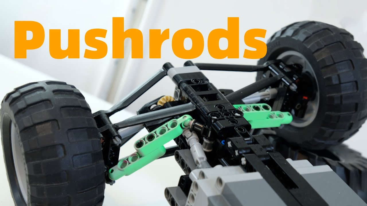 Lego Technic Traxxis e-revo style pushrod suspension - YouTube