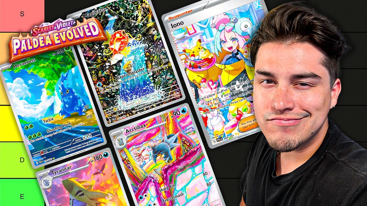 Ranking The Best Paldea Evolved Illustration Rare Cards - YouTube
