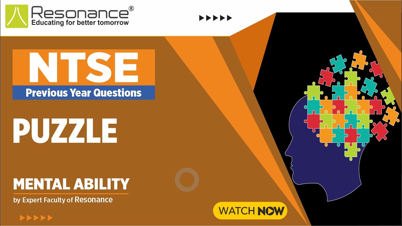 Puzzle | Mental Ability - NTSE Previous Year Questions | by Reso Expert ...