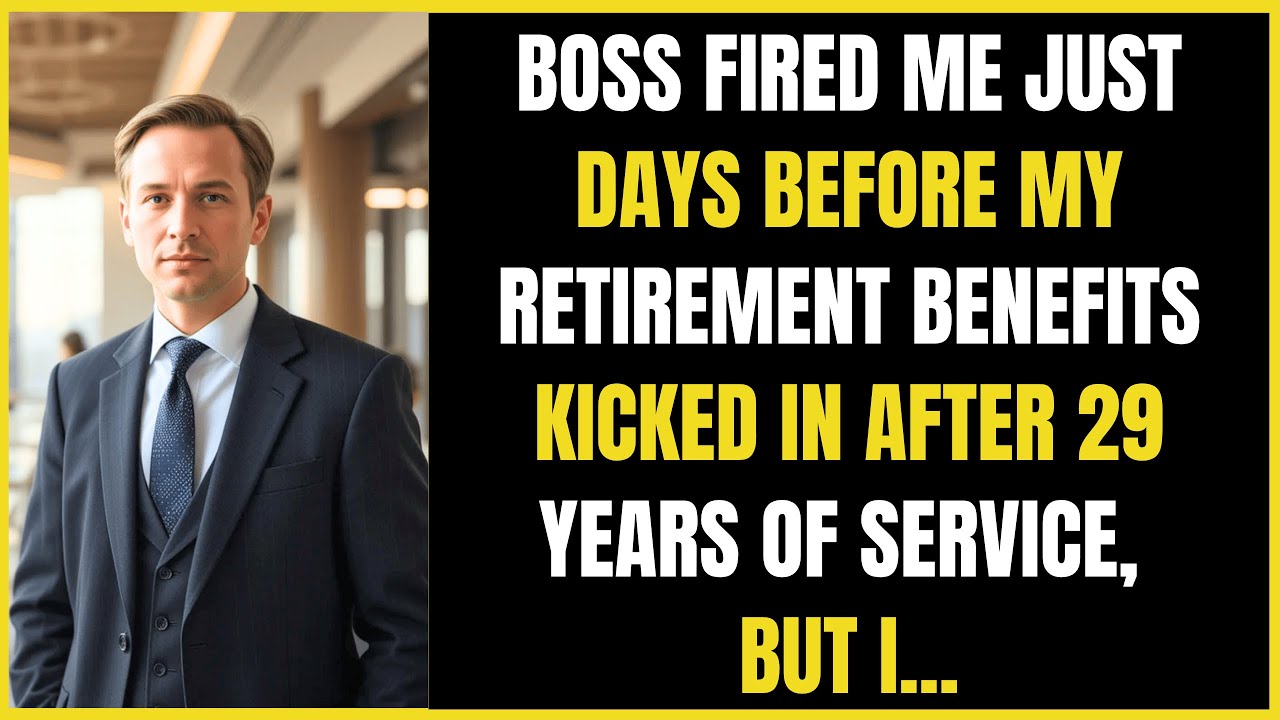 Boss Fired Me Just Days Before My Retirement Benefits Kicked In After ...