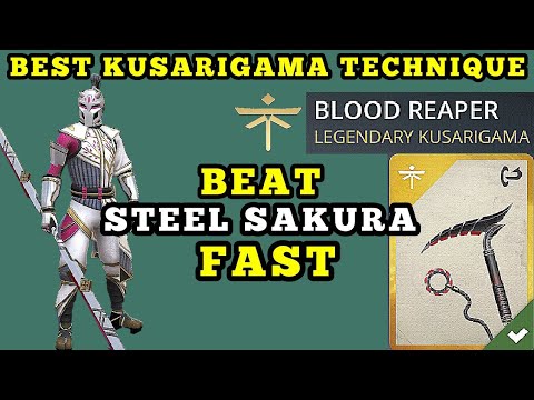 Shadow Fight 3: best kusarigama technique to beat steel Sakura fast ...