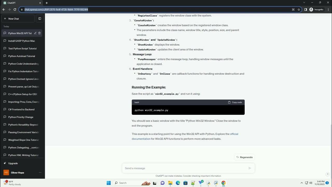 How to use Win32 API with Python - YouTube