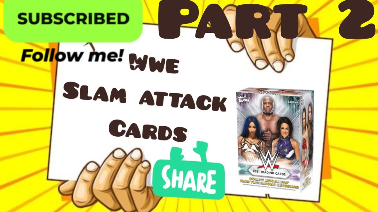 PART 2 || WWE SLAM ATTACK CARDS 2021 #gold & silver limited edition ...