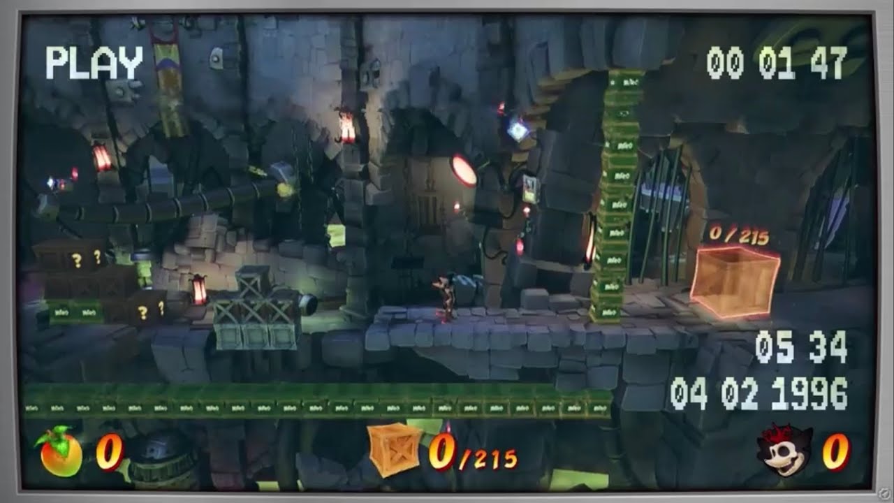 Jumping on Nitro Crates without dying. (Crash Bandicoot 4) - YouTube