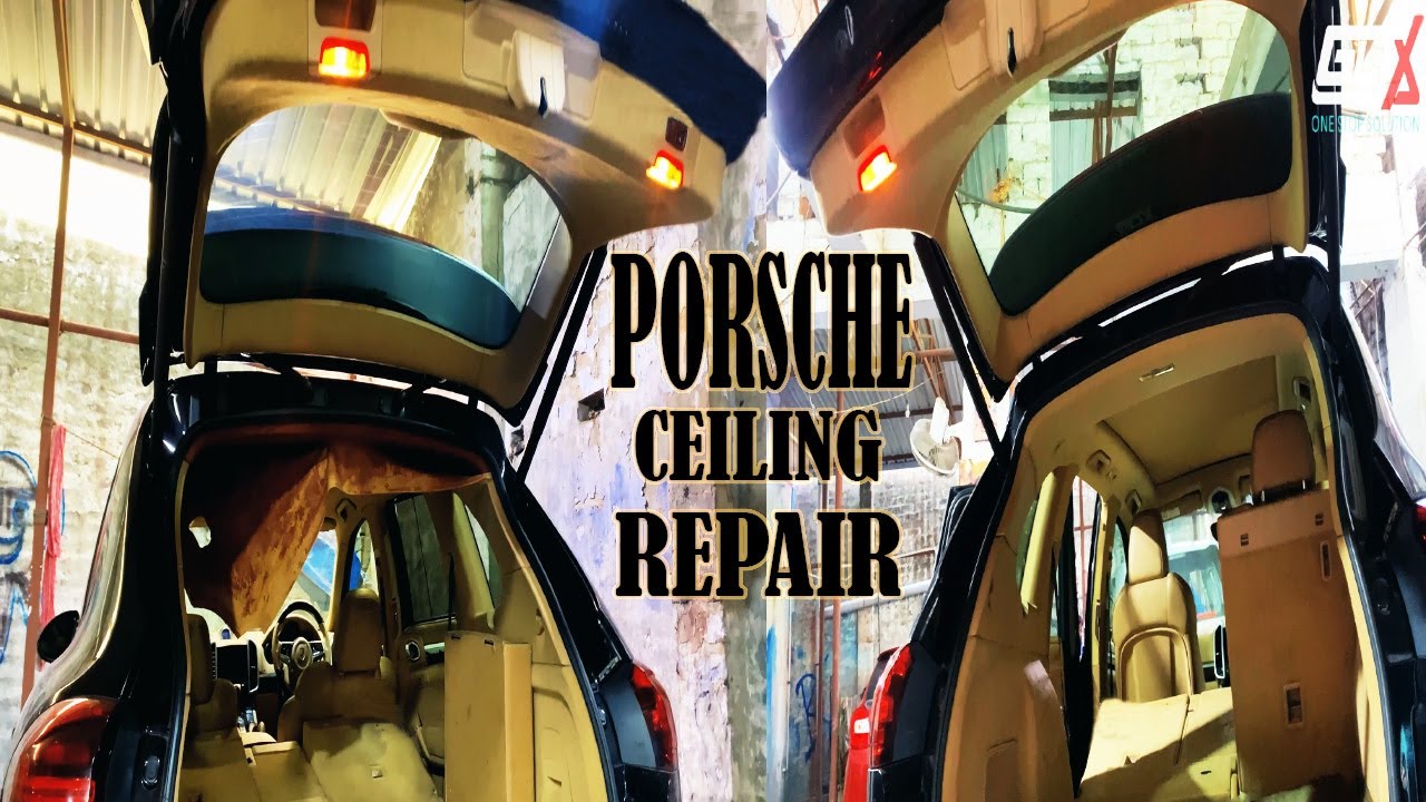 Porsche Cayenne Ceiling Upgrade | Luxury Interior Transformation 🚘 #car ...