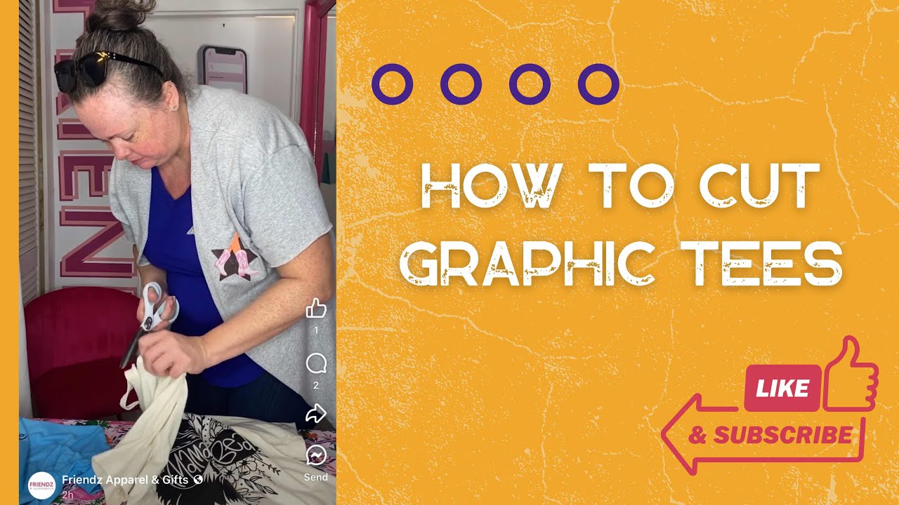 "How to Cut a Graphic Tee: Quick & Easy DIY Tutorial" - YouTube