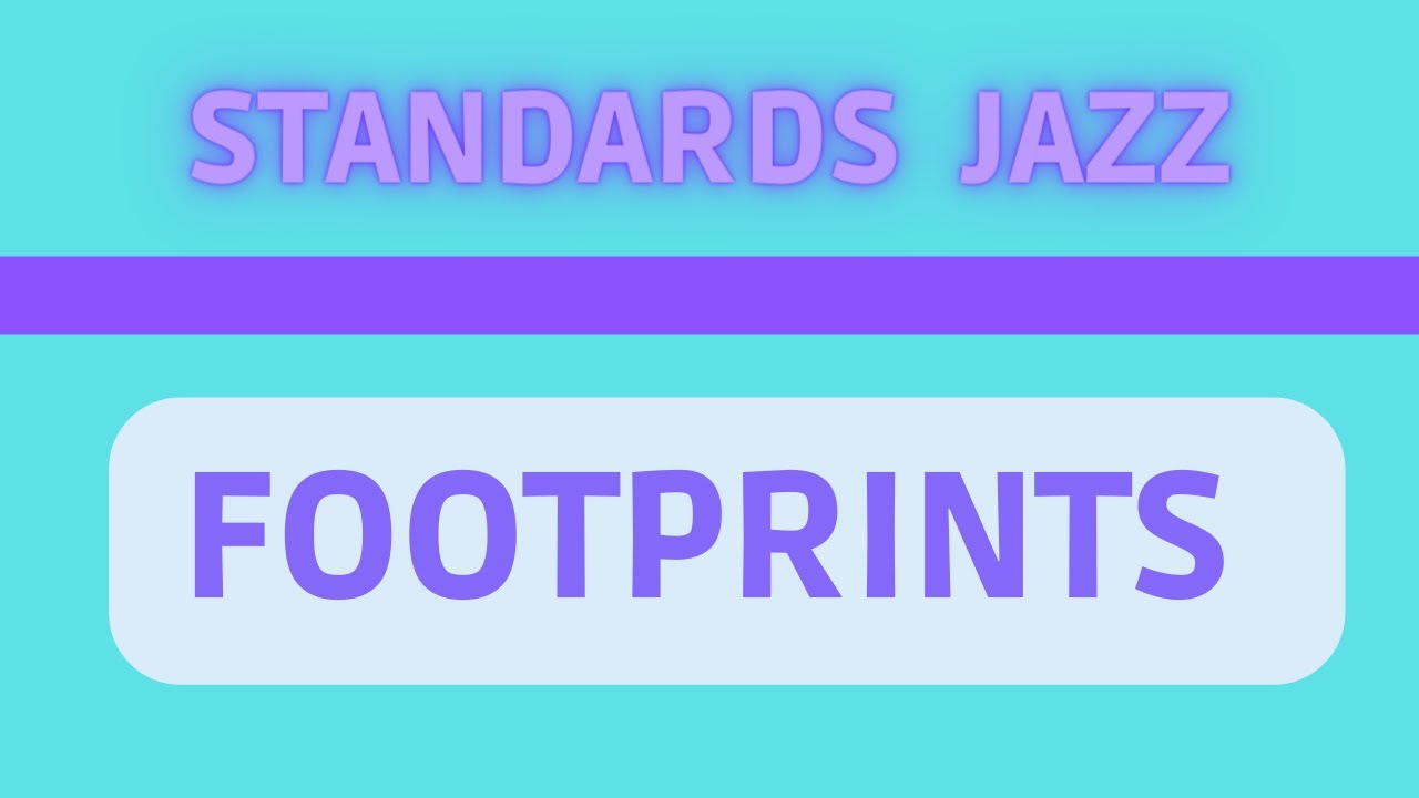 Footprints - Real book jazz - Play along - C version - YouTube