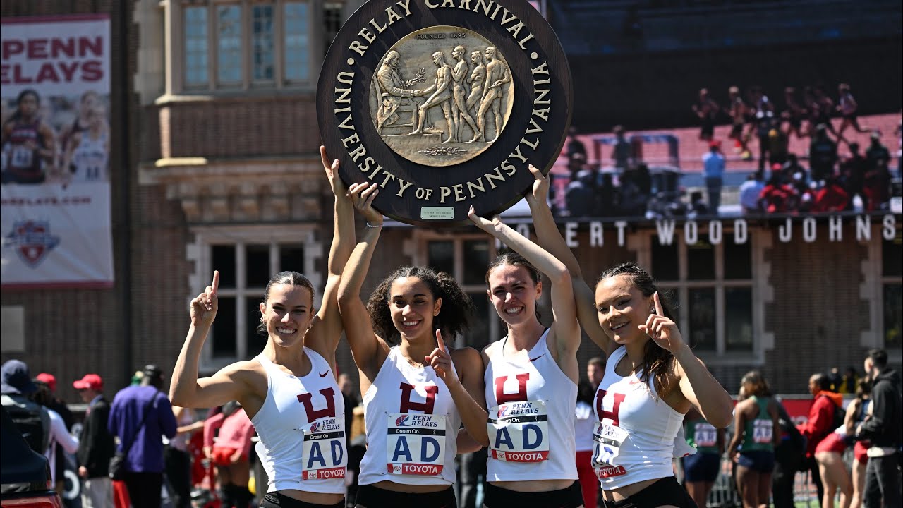 Harvard runs 10:37.55 to SMASH the NCAA DMR Record at 2024 Penn Relays ...