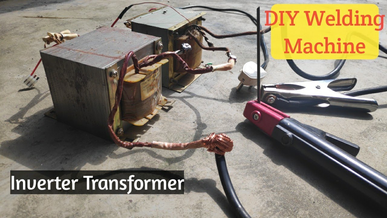 Make a 100 Amp Welding machine from old inverter transformer - YouTube