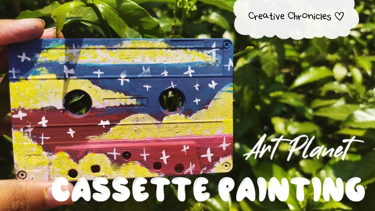 Cassette Painting। ক্যাসেট পেন্টিং#cassette #painting #artwork # ...